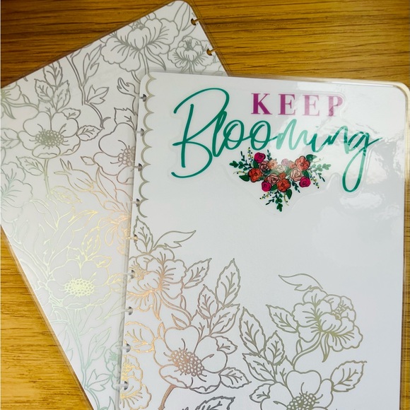 Hand Crafted | Office | Happy Planner Classic Size Cover Set Metalic ...
